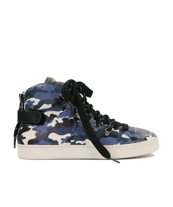 Dolce & Gabbana High-top Camouflage Print Sneakers - Black