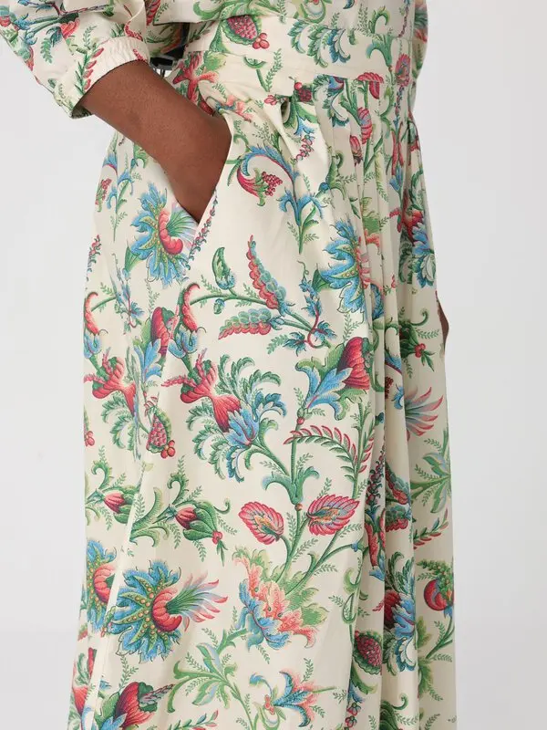 Etro Floral Motif Midi Skirt
