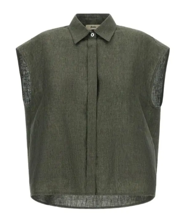 Herno Sleeveless Shirt - Black