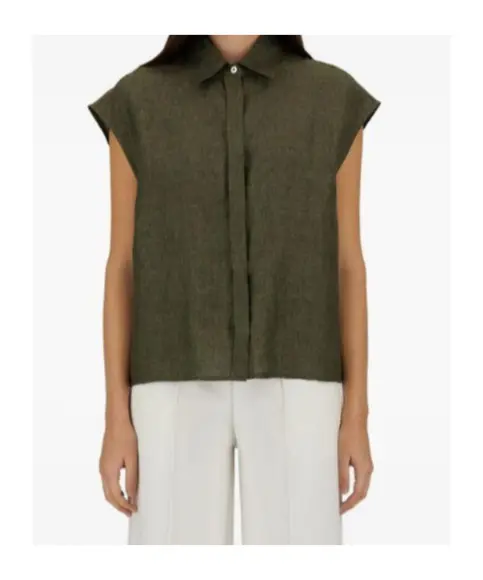 Herno Sleeveless Shirt - Black