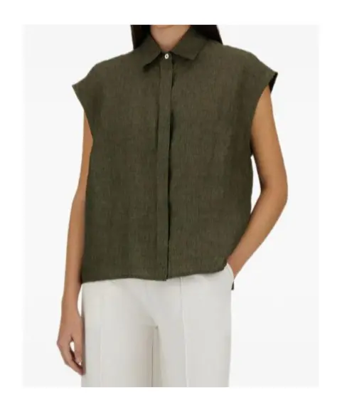 Herno Sleeveless Shirt - Black