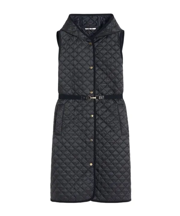 Max Mara Mtccamille Quilted Long Gilet