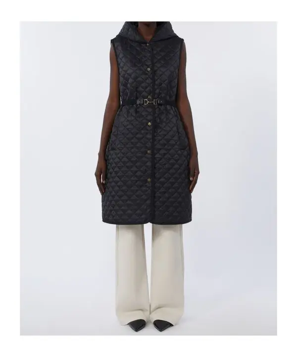 Max Mara Mtccamille Quilted Long Gilet