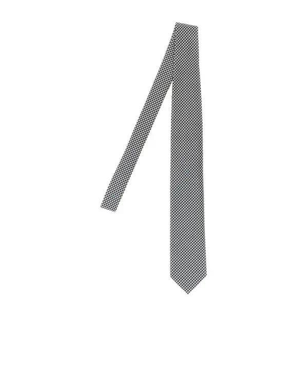 TOM FORD Star Jacquard Neck Tie - Gray