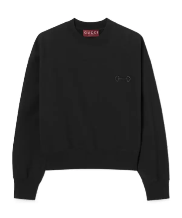 Gucci Horsebit Embroidered Crewneck Sweatshirt