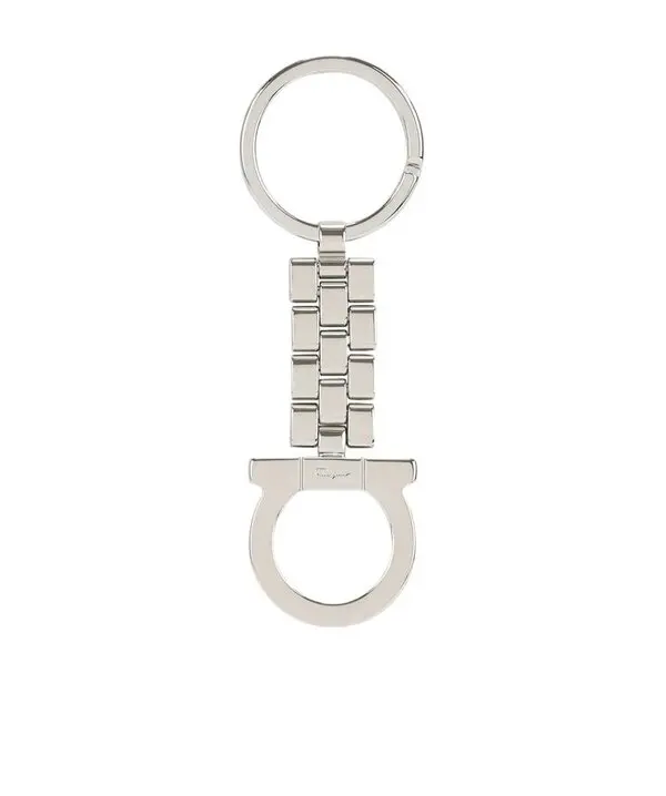 FERRAGAMO Logo Keychain - Nude