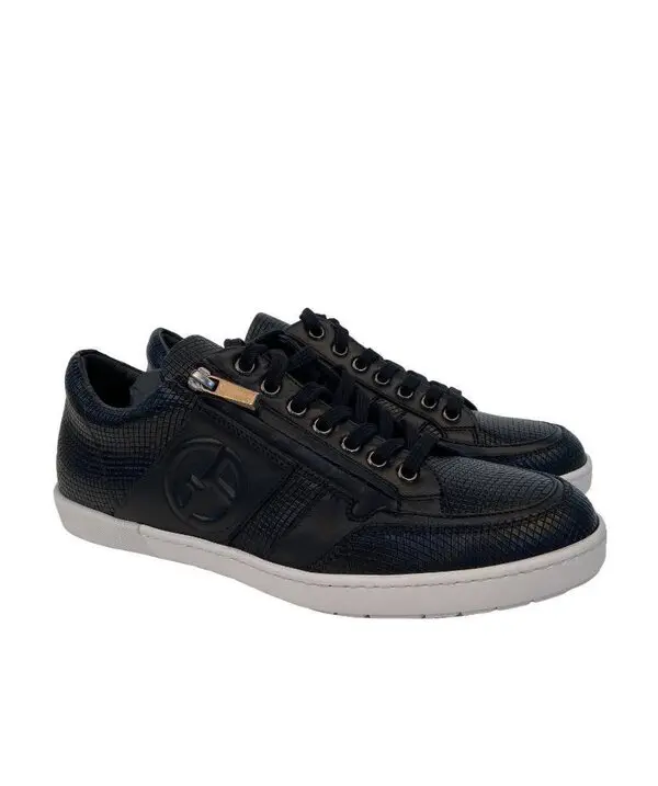 Giorgio Armani Logo Lacing Casual Sneakers