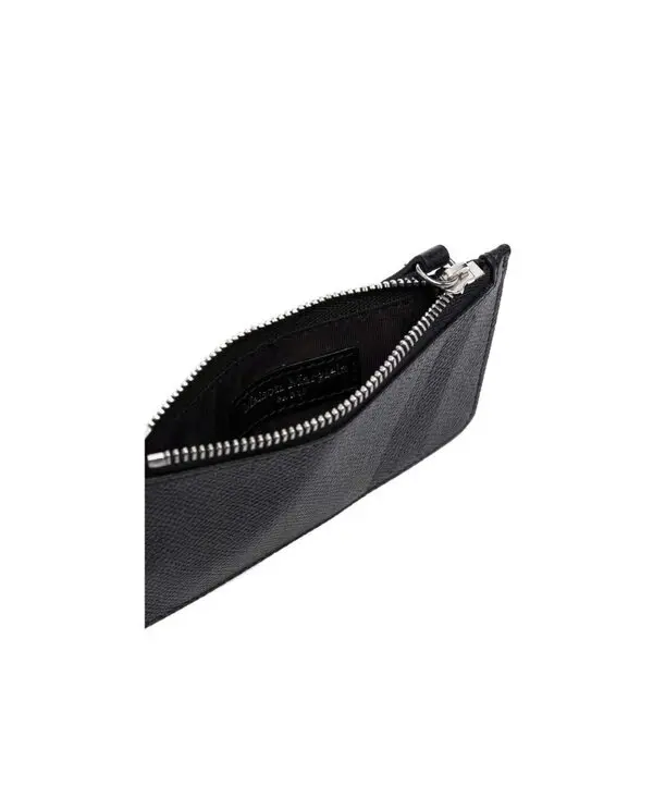 MAISON MARGIELA Four-stitch Detailed Card Holder - Black