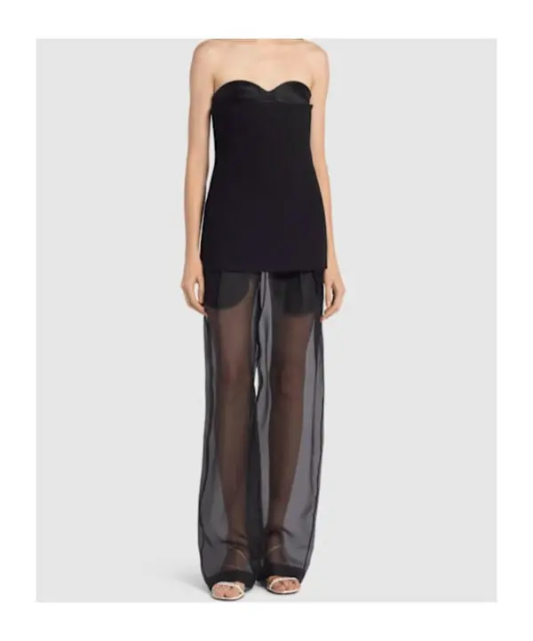 Khaite Trenton Stretch Silk Organza Pants