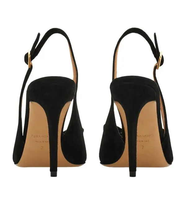 FERRAGAMO Vara Bow Slingback - Black