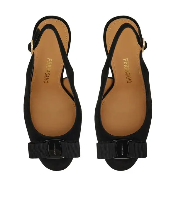 FERRAGAMO Vara Bow Slingback - Black