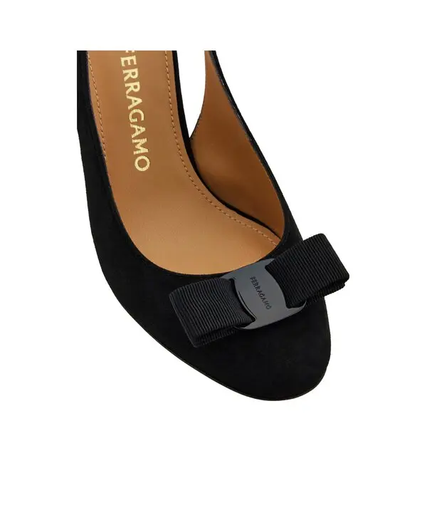 FERRAGAMO Vara Bow Slingback - Black