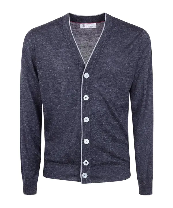 Brunello Cucinelli V-neck Knitted Cardigan