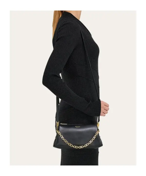 FERRAGAMO Mini Bag With Chain Strap - Black