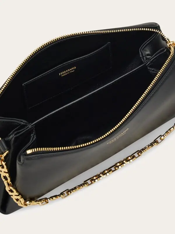 FERRAGAMO Mini Bag With Chain Strap - Black