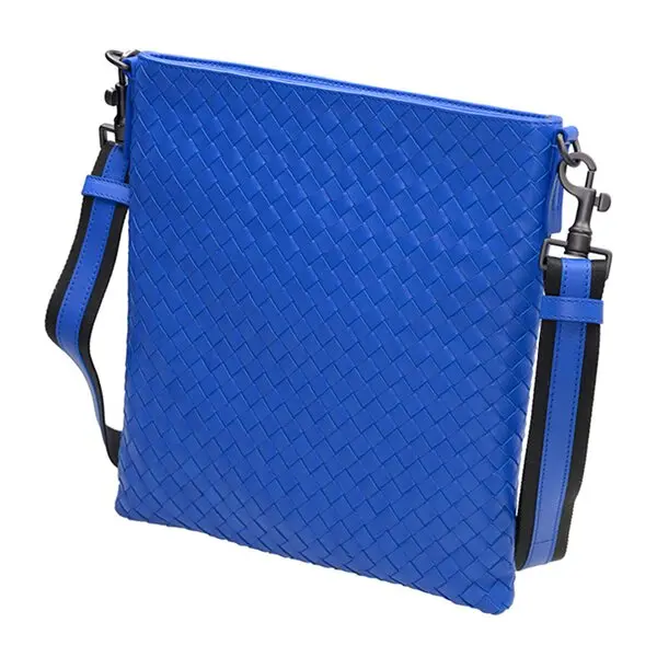 Bottega Veneta Woven Satchel With Zipper Closure