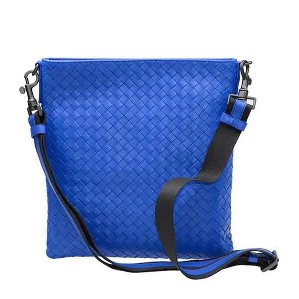 Bottega Veneta Woven Satchel With Zipper Closure