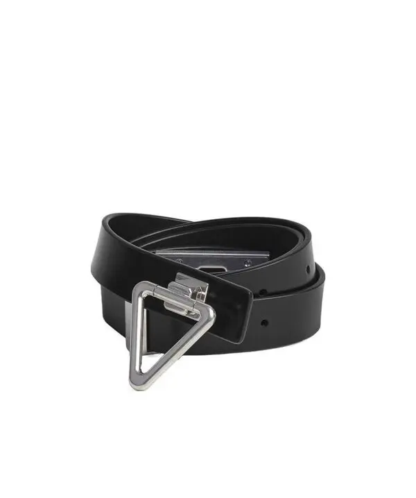 Bottega Veneta Point Lock Belt - Black