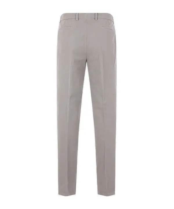 Brunello Cucinelli Leisure-fit Pleated Gabardine Trousers - Gray