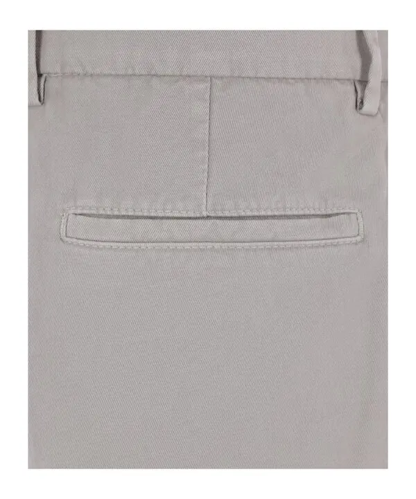 Brunello Cucinelli Leisure-fit Pleated Gabardine Trousers - Gray