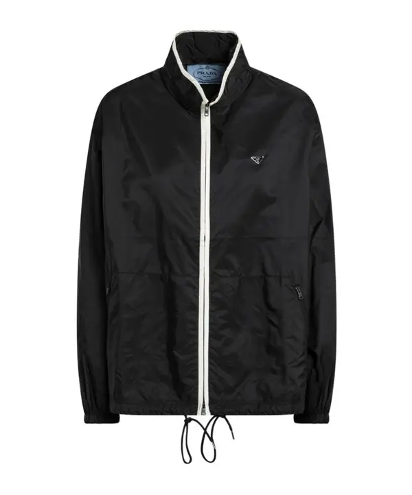 Prada Re-nylon Blouson Jacket - Black
