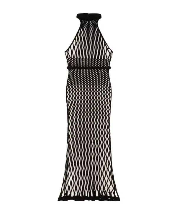 Givenchy Halterneck Sheer Maxi Dress