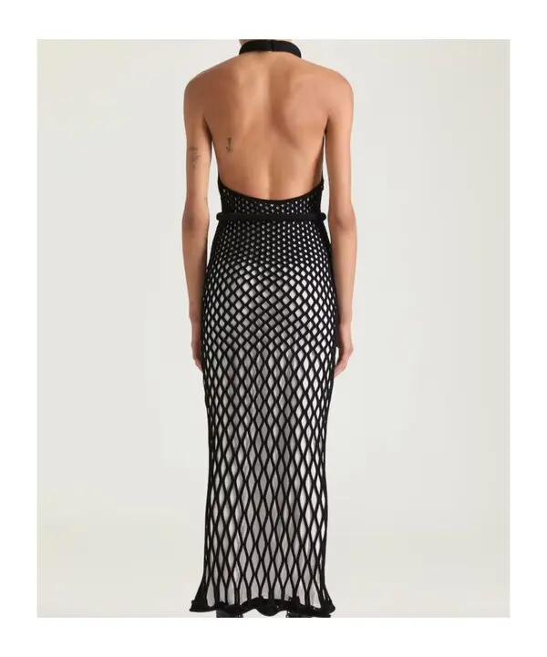 Givenchy Halterneck Sheer Maxi Dress