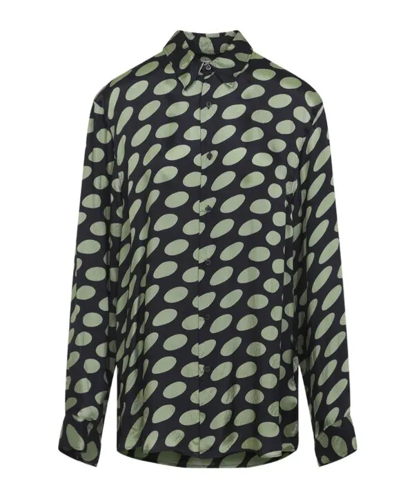 Dries Van Noten Caper Printed Shirt - Black
