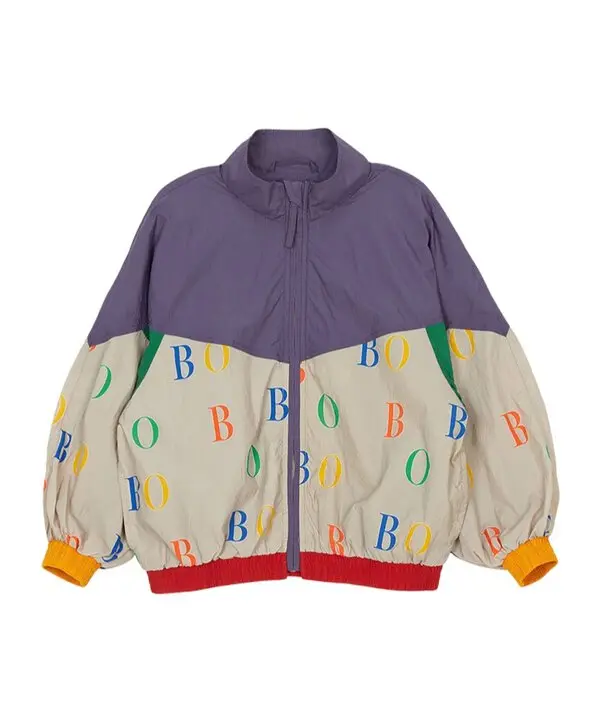 BOBO CHOSES Long Sleeve Jacket With Stand Collar