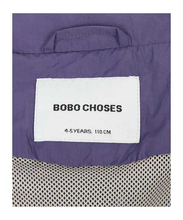 BOBO CHOSES Long Sleeve Jacket With Stand Collar