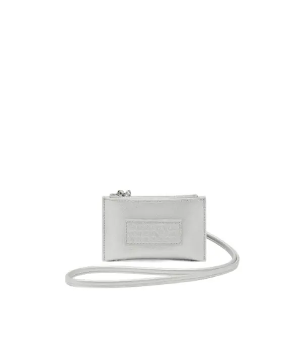 MAISON MARGIELA Numeric-logo Zipped Wallet - Silver