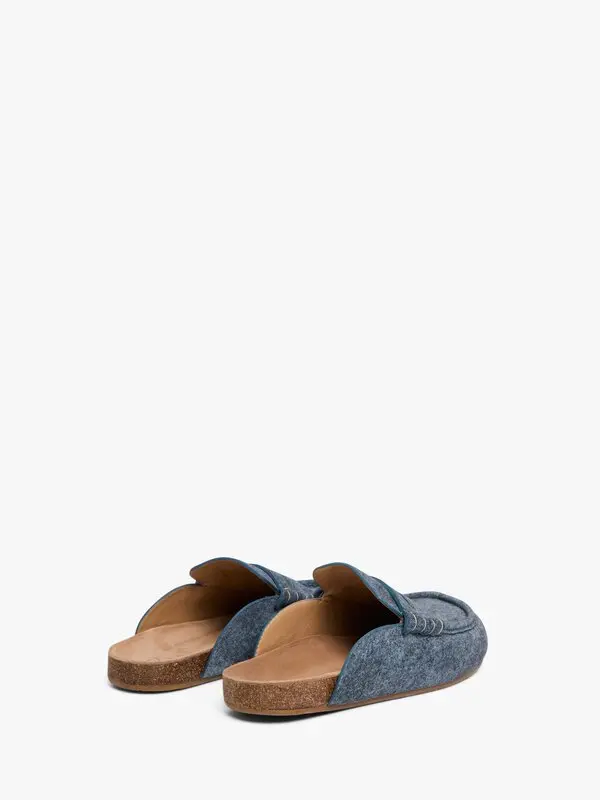 J.W.ANDERSON Stitched Mules - Denim Blue