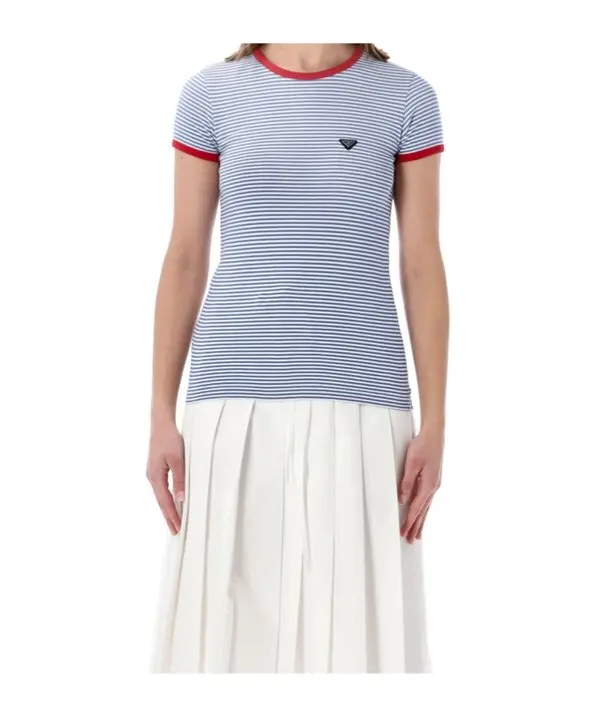 Prada Crewneck Striped T-shirt