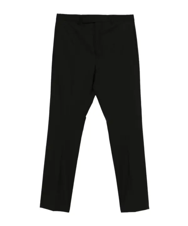 Rick Owens Tailored Slim Fit Trousers With Belt Loops - Black