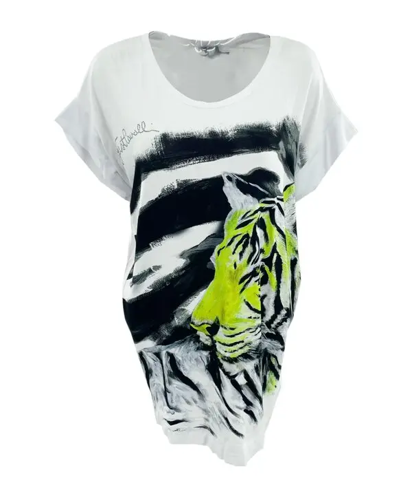 Just Cavalli Printed T-shirt - White
