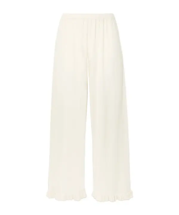 ERES Bernard Straight-leg Pajama Trousers - Ivory