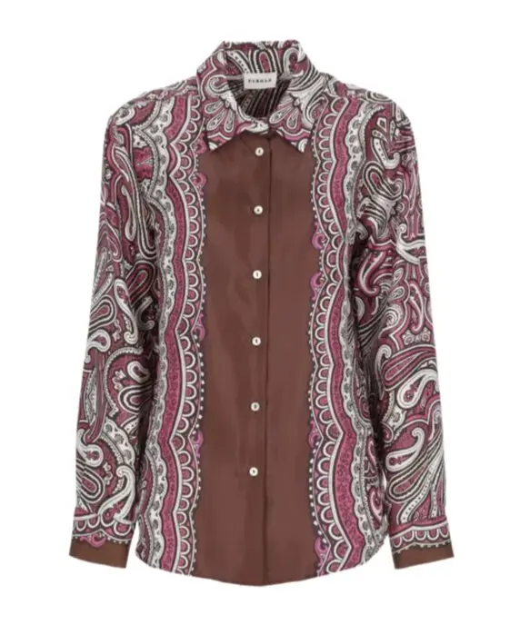 P.a.r.o.s.h Paisley Pattern Silk Shirt - Multicolor
