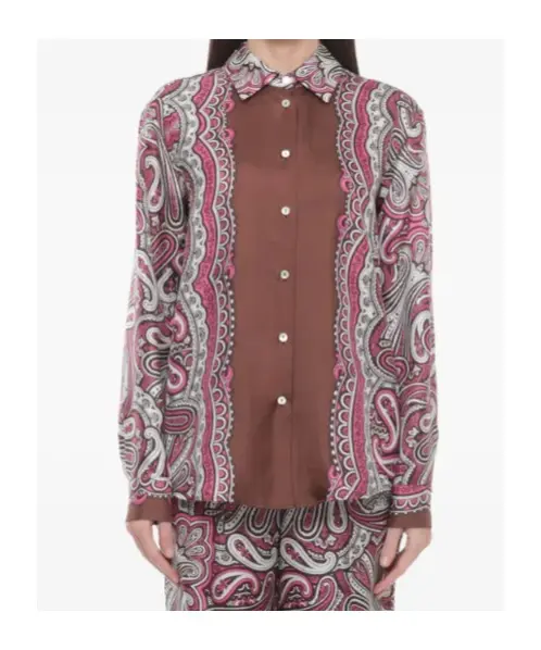 P.a.r.o.s.h Paisley Pattern Silk Shirt - Multicolor