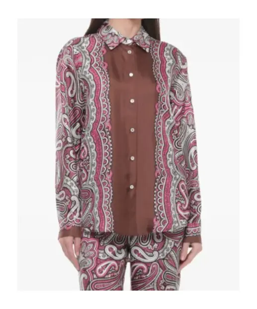 P.a.r.o.s.h Paisley Pattern Silk Shirt - Multicolor