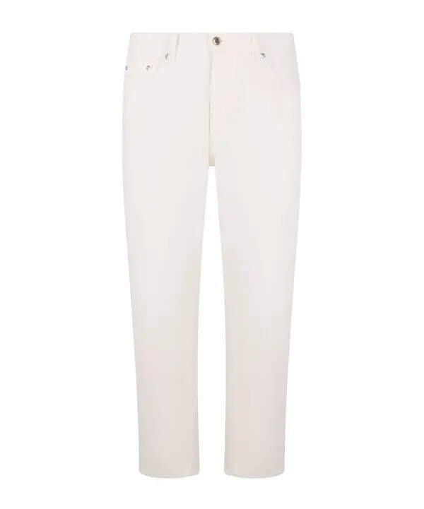 ICON DENIM LOS ANGELES Classic Straight-leg Jeans - White