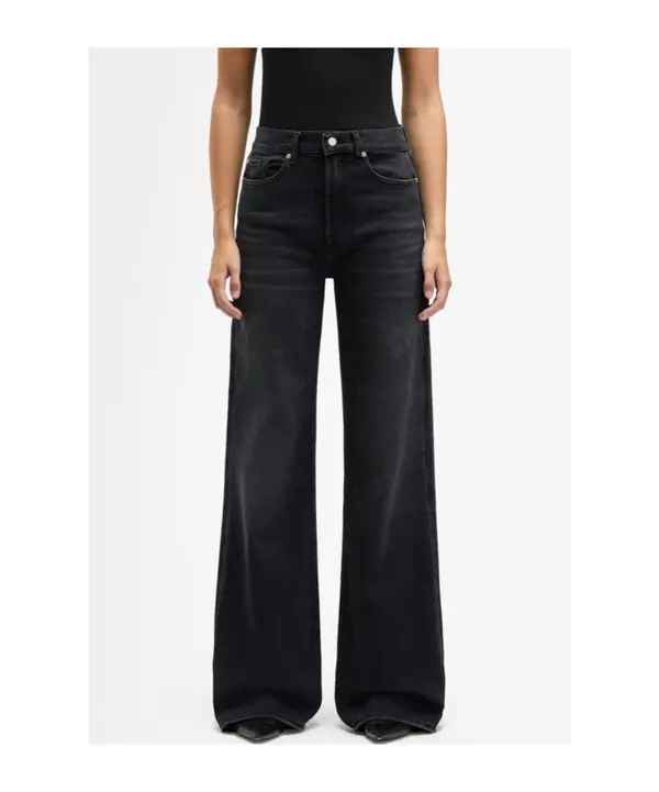7 For All Mankind Lotta Straight-leg Jeans - Black