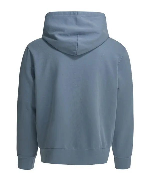 Polo Ralph Lauren Logo Embroidered Zip-up Hoodie - Blue