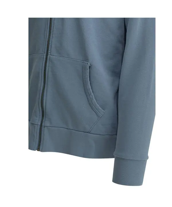 Polo Ralph Lauren Logo Embroidered Zip-up Hoodie - Blue