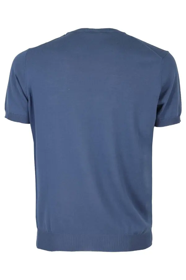 KANGRA Knit Pullover Top - Blue