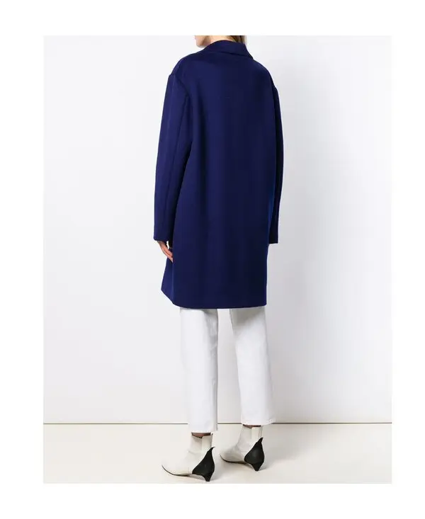 Moschino Single-breasted Coat - Blue