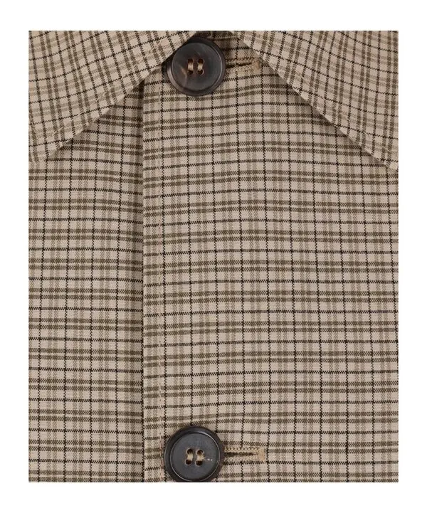 Prada Checked Button-up Jacket