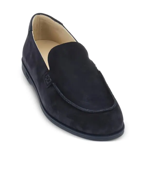 Emporio Armani Embossed-logo Loafers