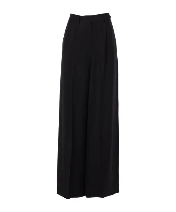 Brunello Cucinelli Wide Leg Pleated Trousers
