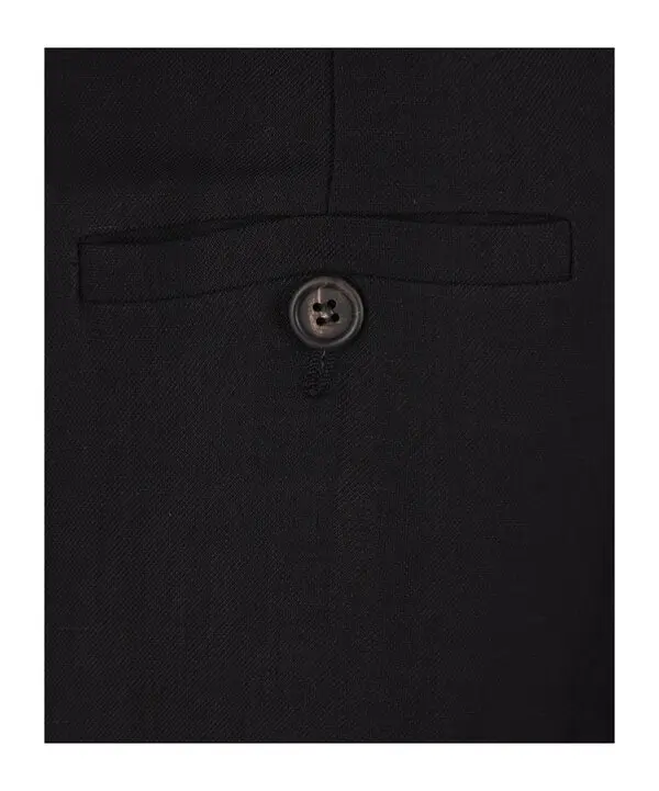 Brunello Cucinelli Wide Leg Pleated Trousers