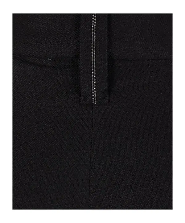 Brunello Cucinelli Wide Leg Pleated Trousers